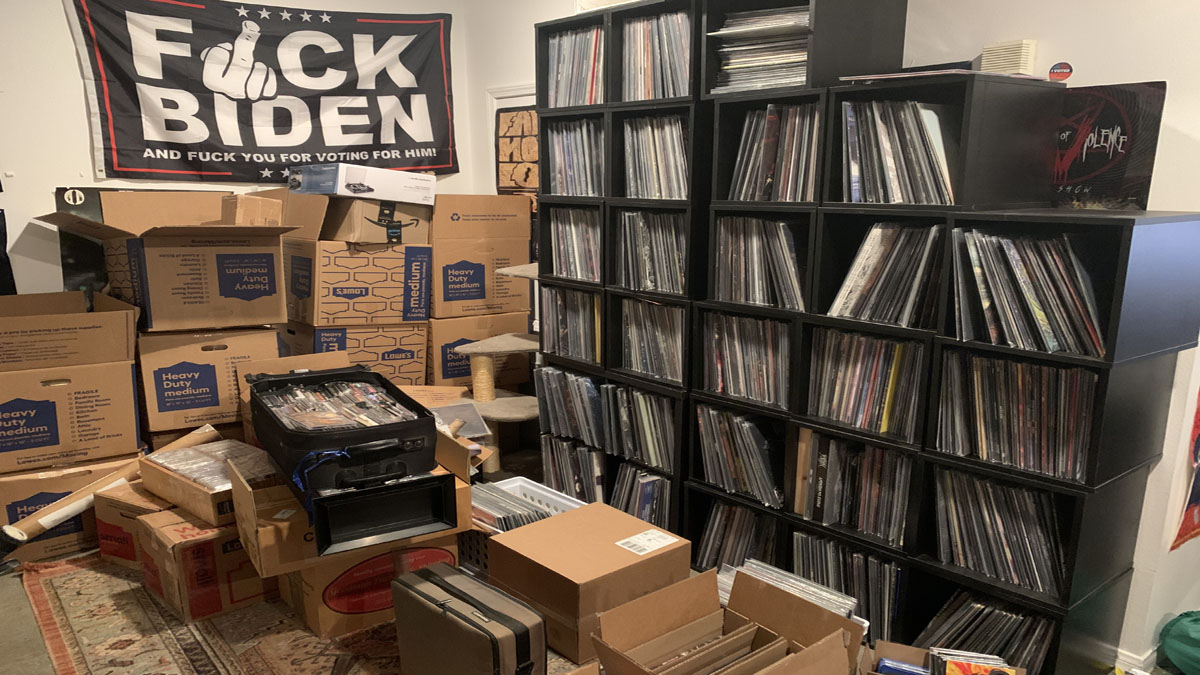 Massive Collection of 9000 Rare Extreme Metal Albums, CDs, and ...